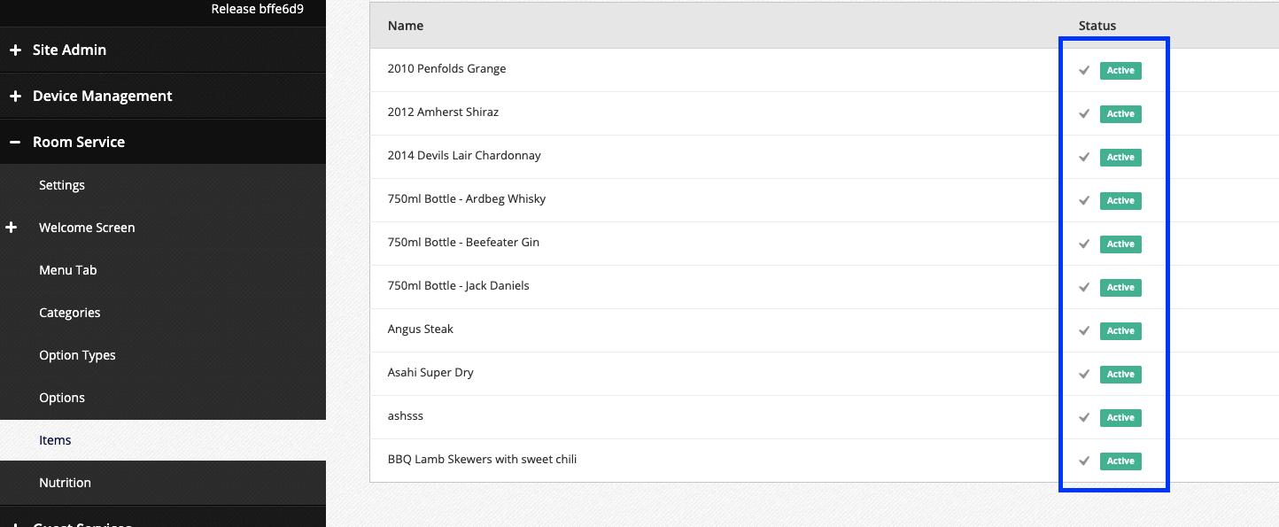 Room Service FAQ's – Tapendium
