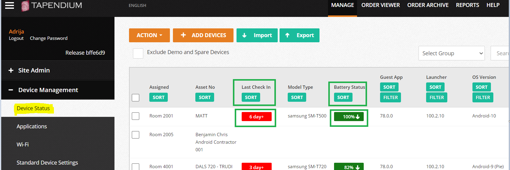 Order Management FAQs – Tapendium