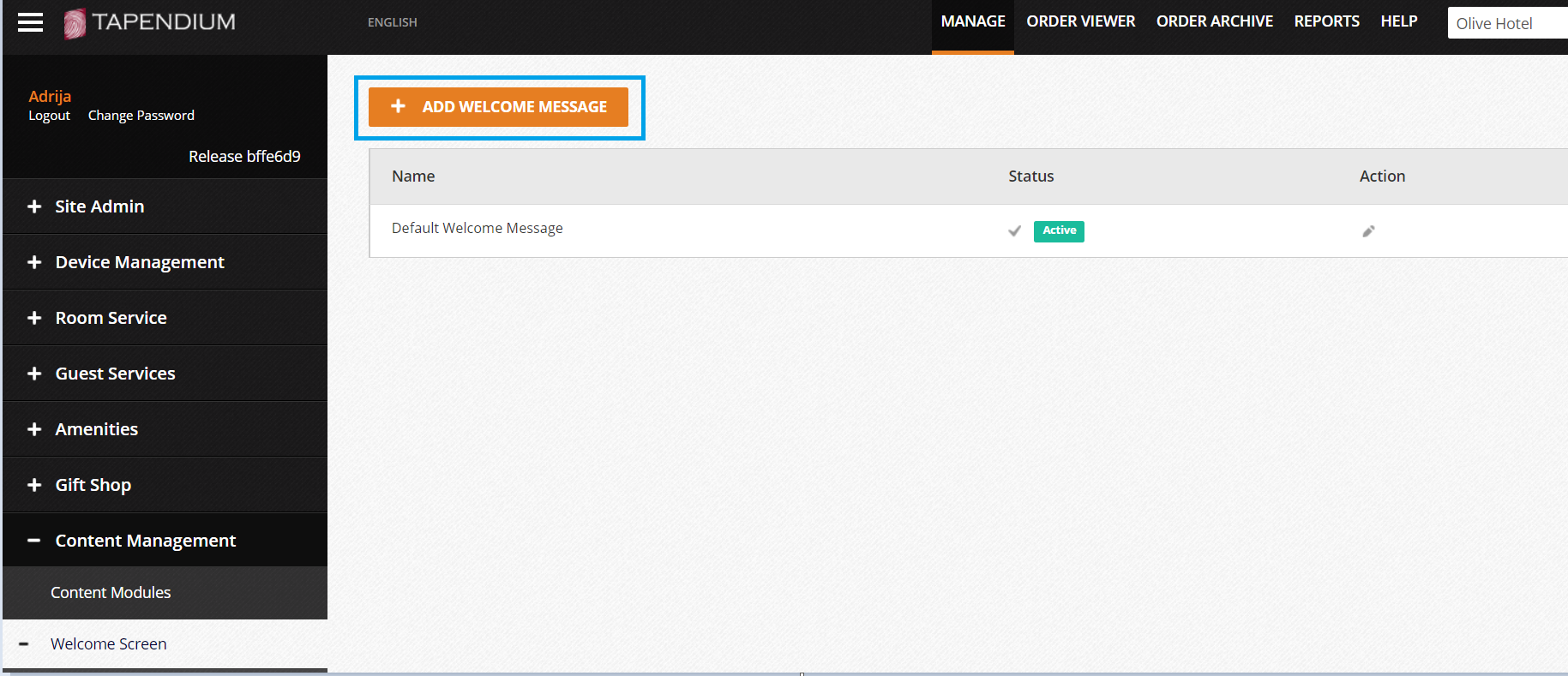 Overview of Content Management – Tapendium
