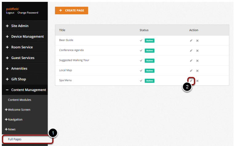 The Full Pages Module – Tapendium