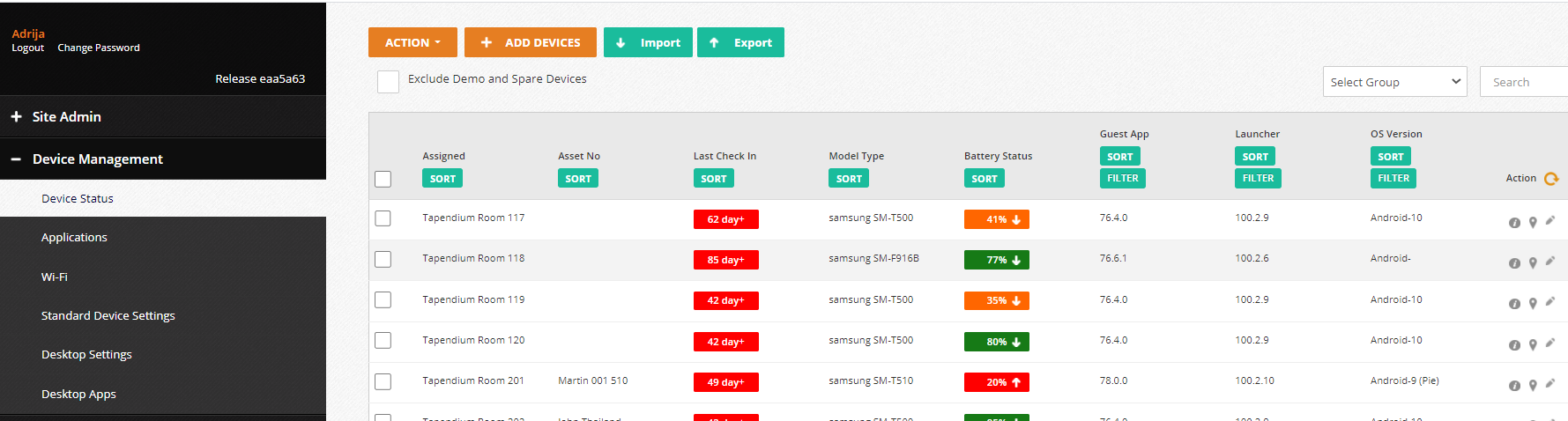 Troubleshooting Devices – Tapendium