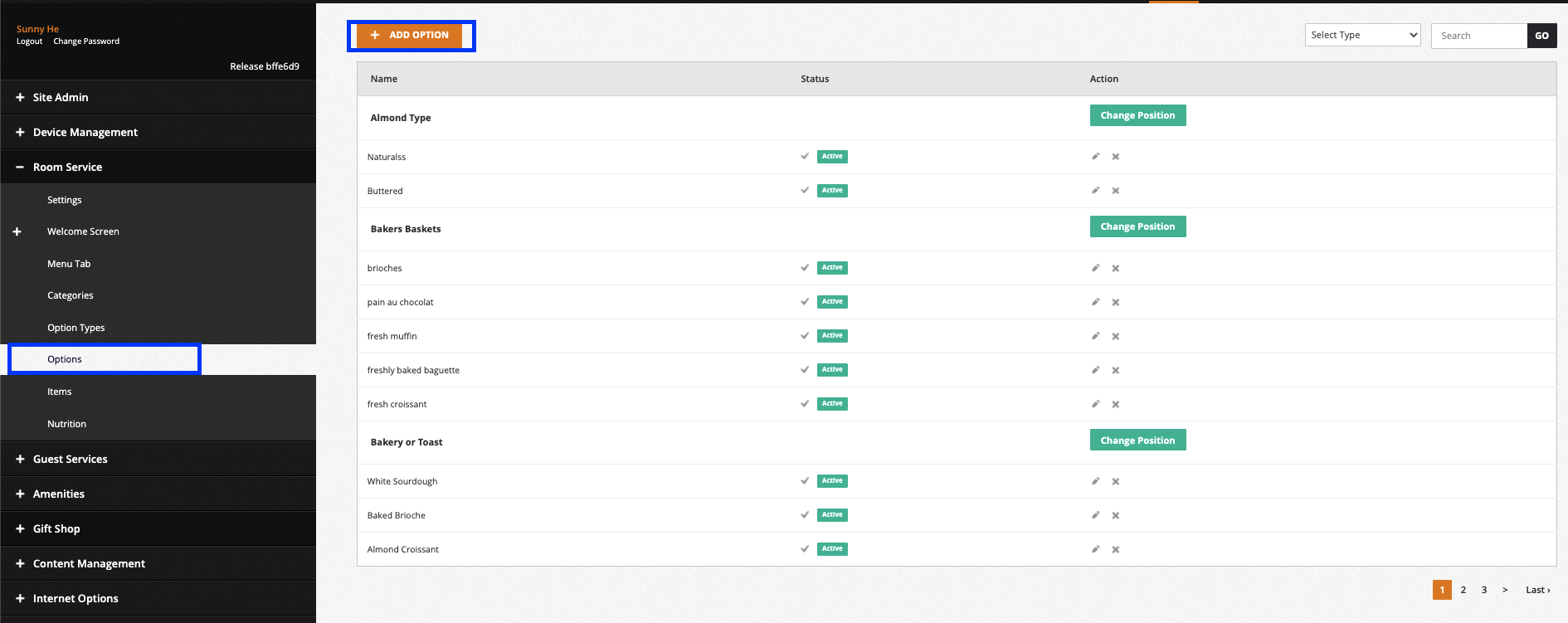 Options – Tapendium