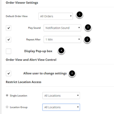 Order Notifications – Tapendium