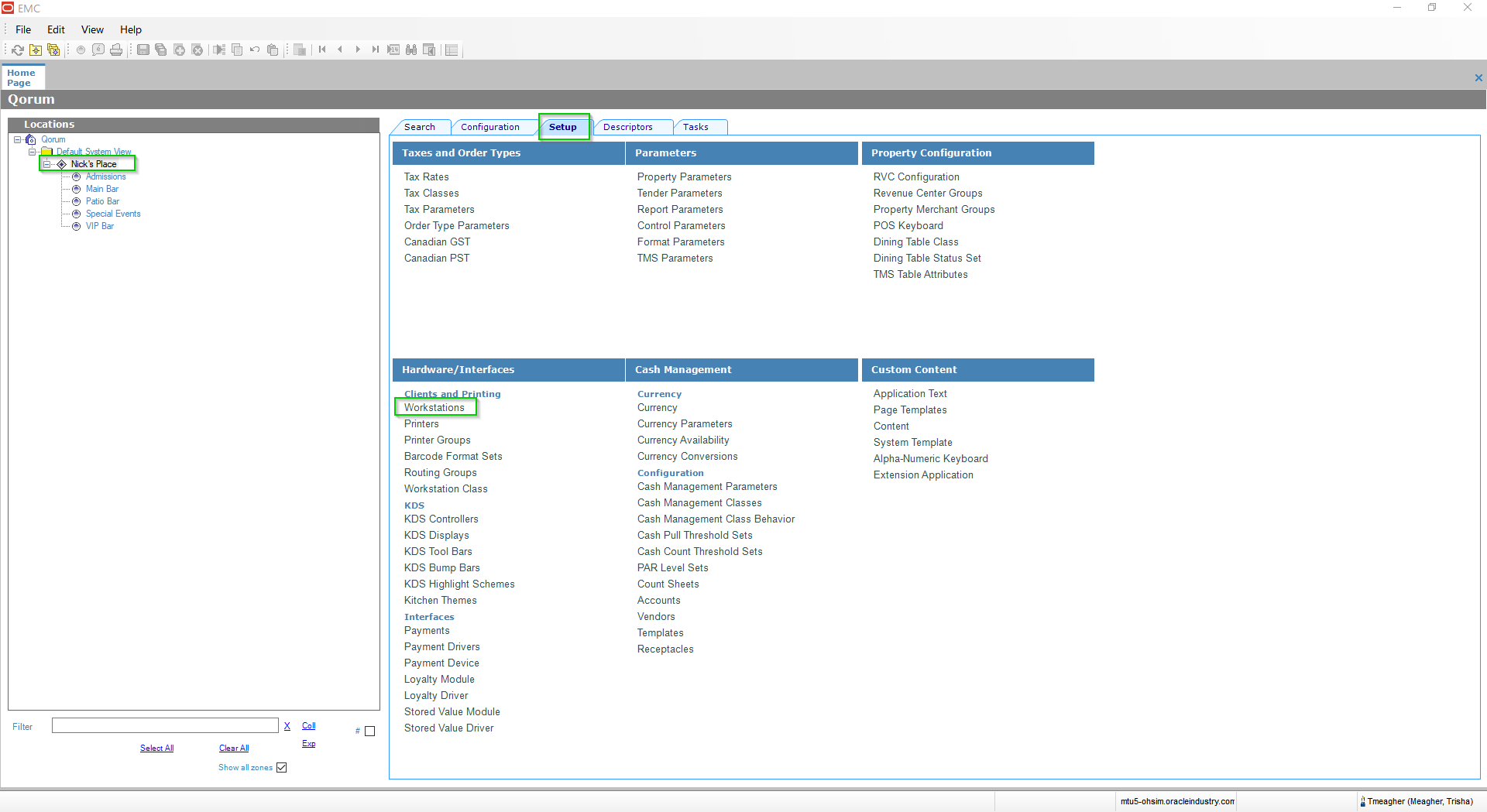 Simphony Micros Integration Help Page – Tapendium