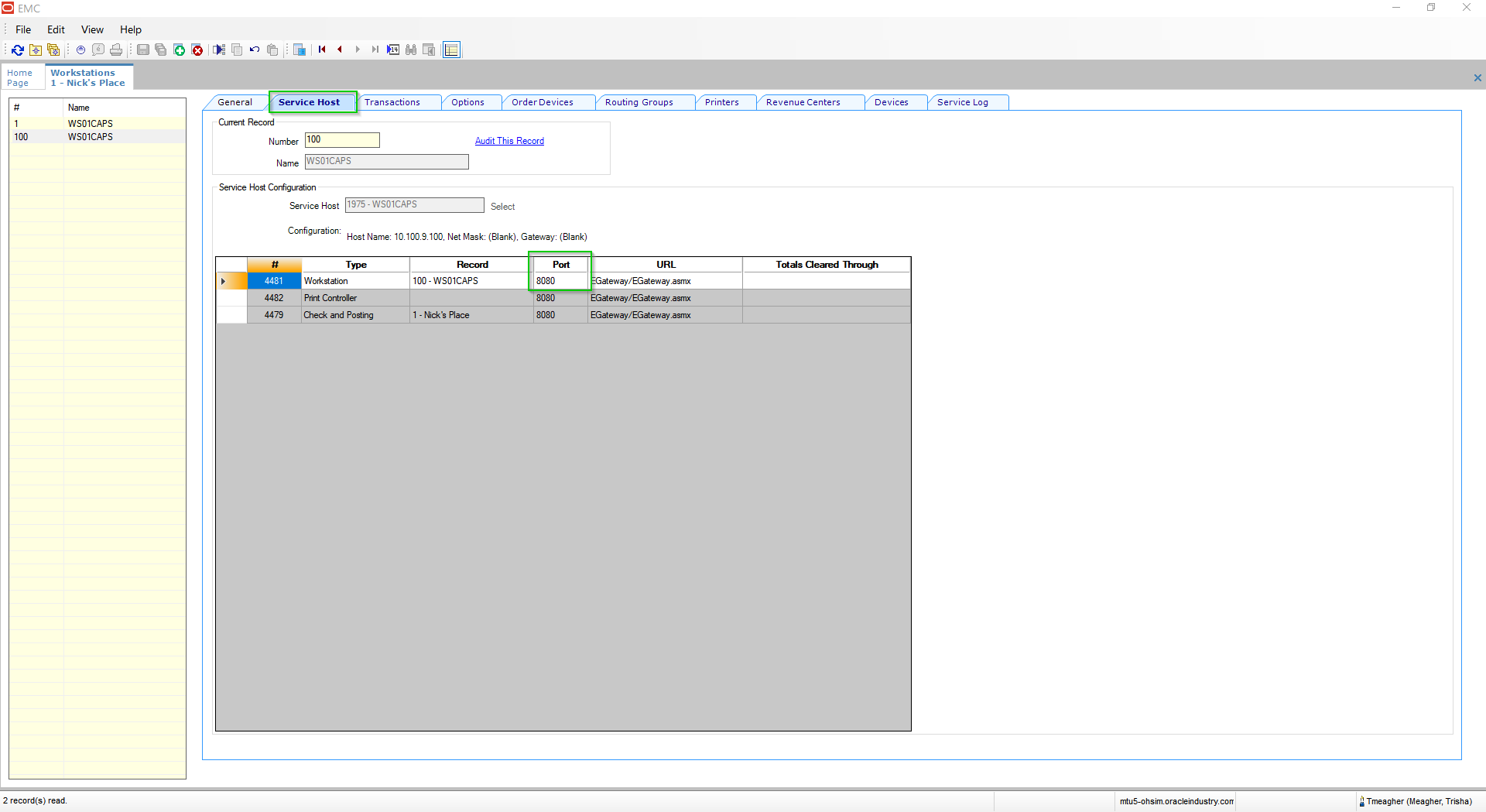 Simphony Micros Integration Help Page – Tapendium