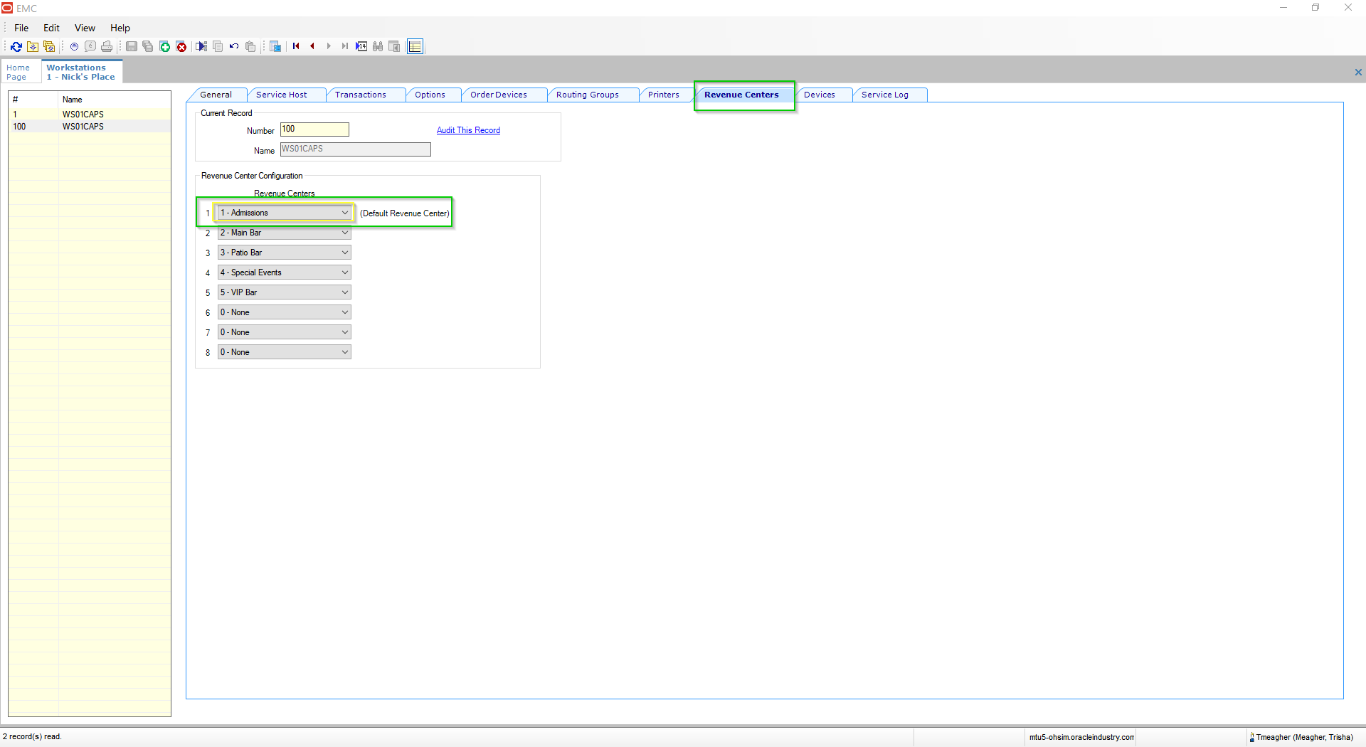 Simphony Micros Integration Help Page – Tapendium