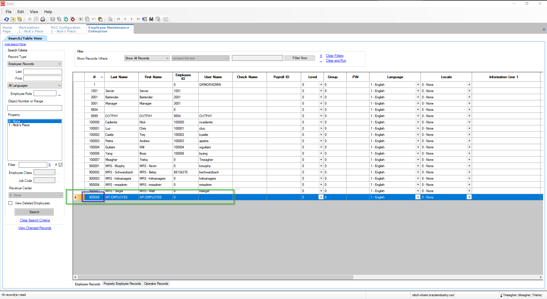 Simphony Micros Integration Help Page – Tapendium
